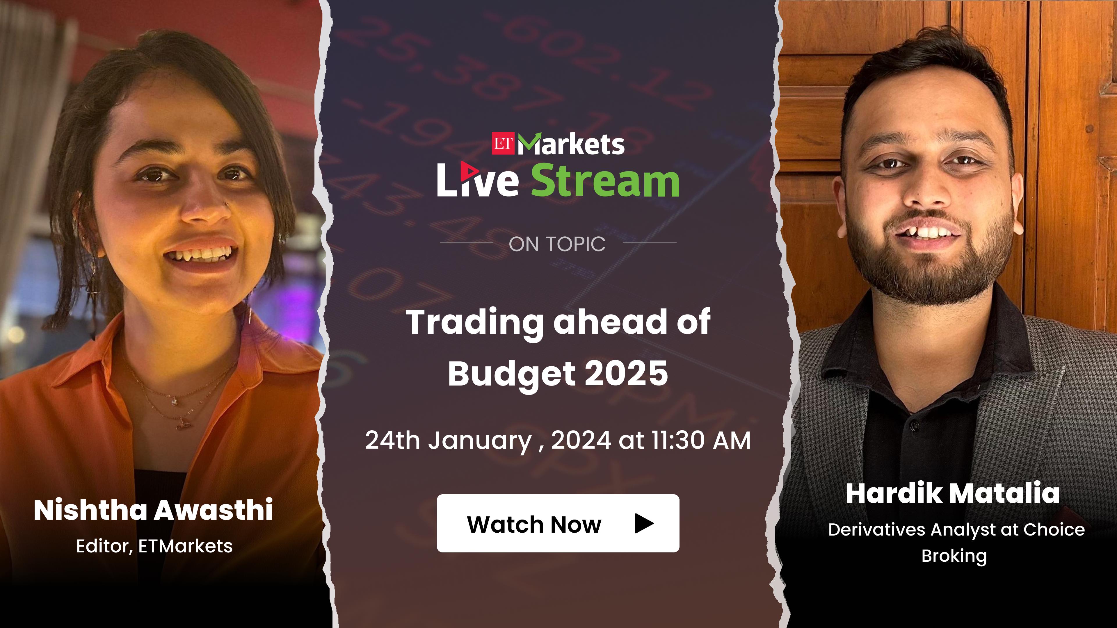 ETMarket LIVE Stream Video: Watch ET Markets Exclusive LIVE Stream Videos on THE ETMarkets LIVE